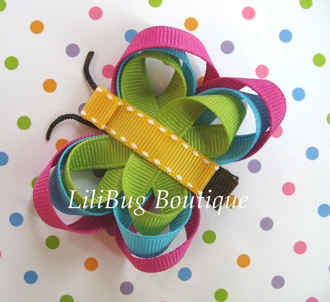 Lilibug M2MG JUNGLE GEM Butterfly Hair Clip - Etsy