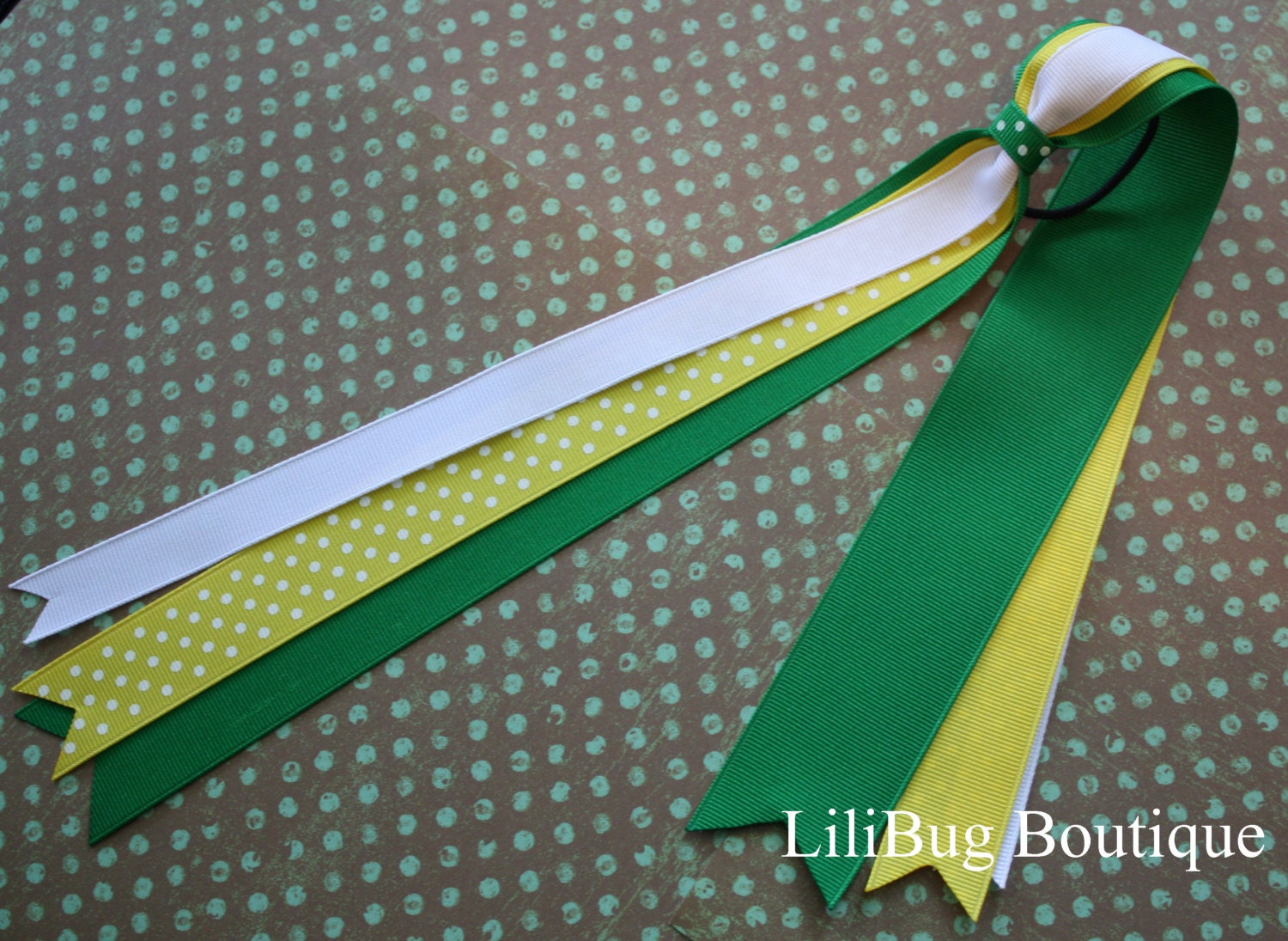 School Spirit Pony Tail Streamer - You Choose the Colors - Etsy