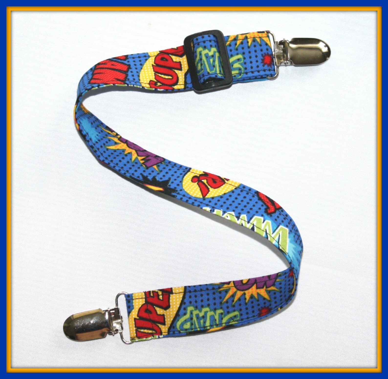 Lilibug Superhero Kapow Adjustable Nursing and Bib Clip - Etsy