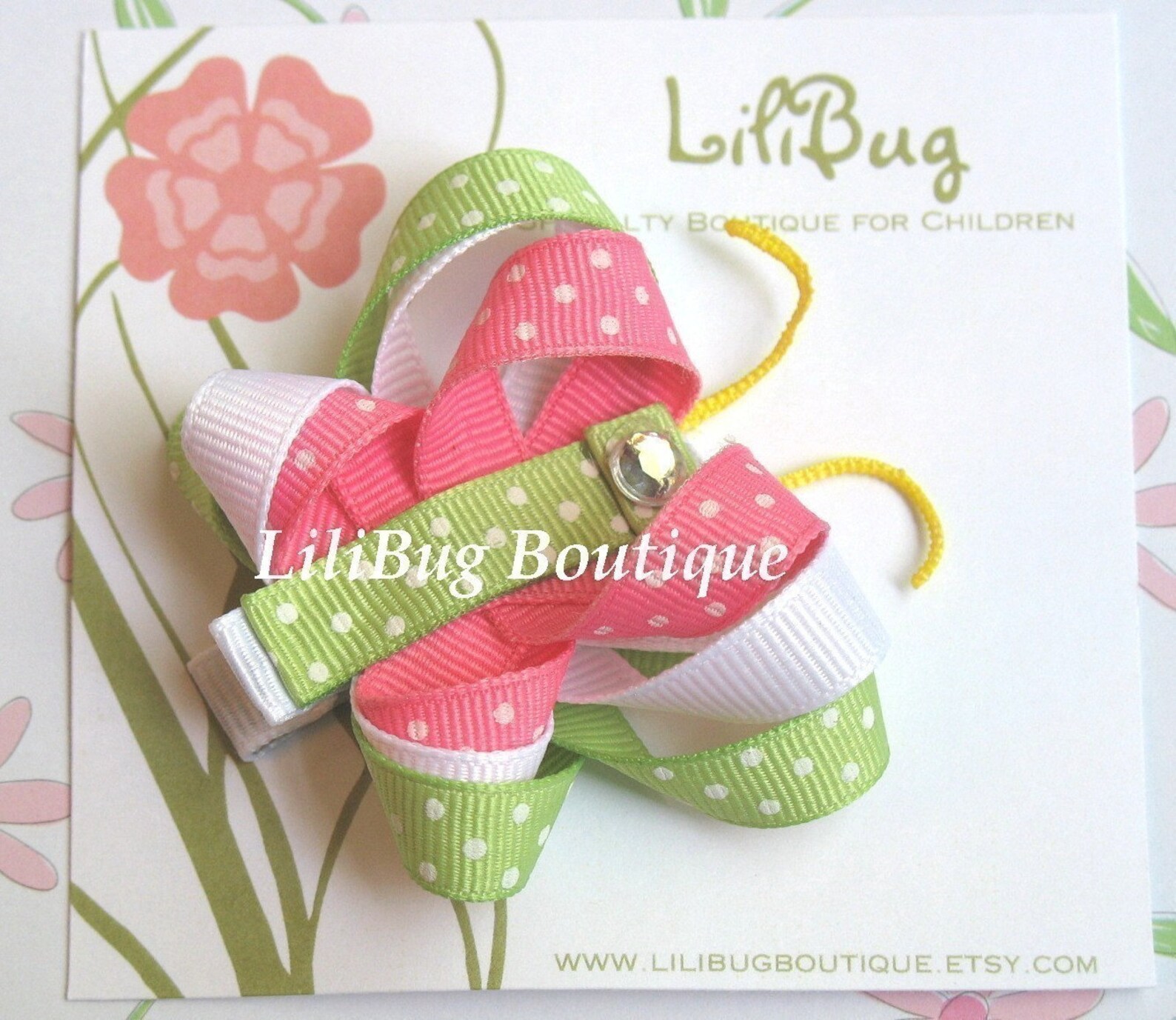 Lilibug Spring Butterfly Hair Clippie - Etsy