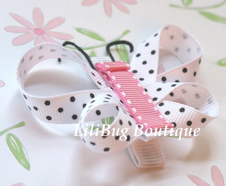 Lilibug Butterfly Hair Clippie - Etsy