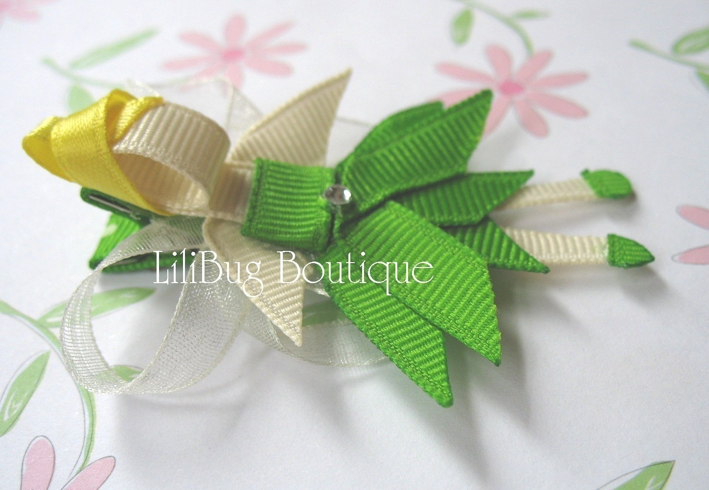 Lilibug PRINCESS Tinkerbell Fairy Hair Clip Bow - Etsy