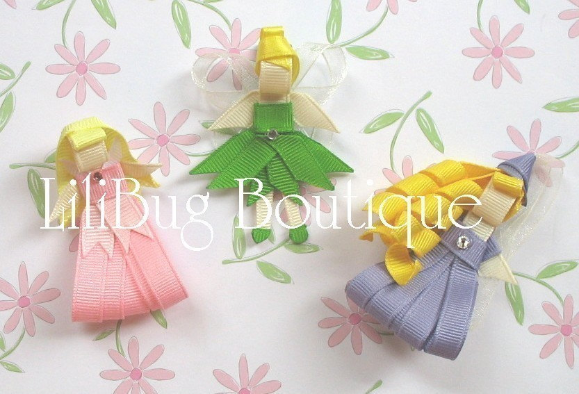 Lilibug PRINCESS Collection Hair Clip Trio Set - Etsy