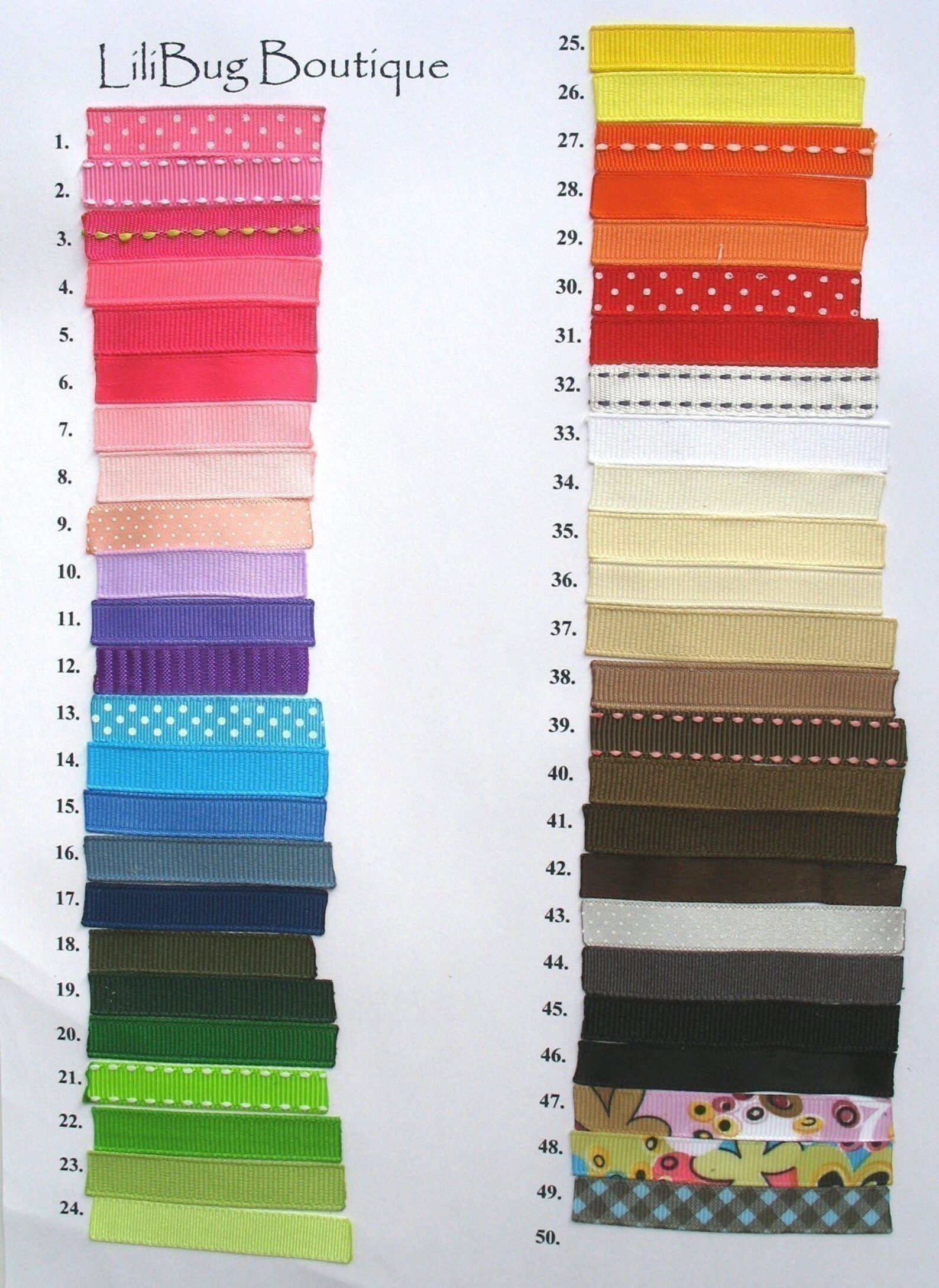 Lilibug YOU PICK 4 Hair Bows - 2 Inch - Etsy