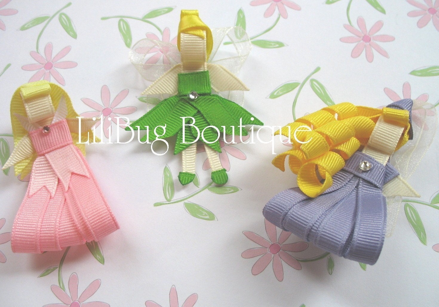 Lilibug PRINCESS Collection Hair Clip Trio Set - Etsy