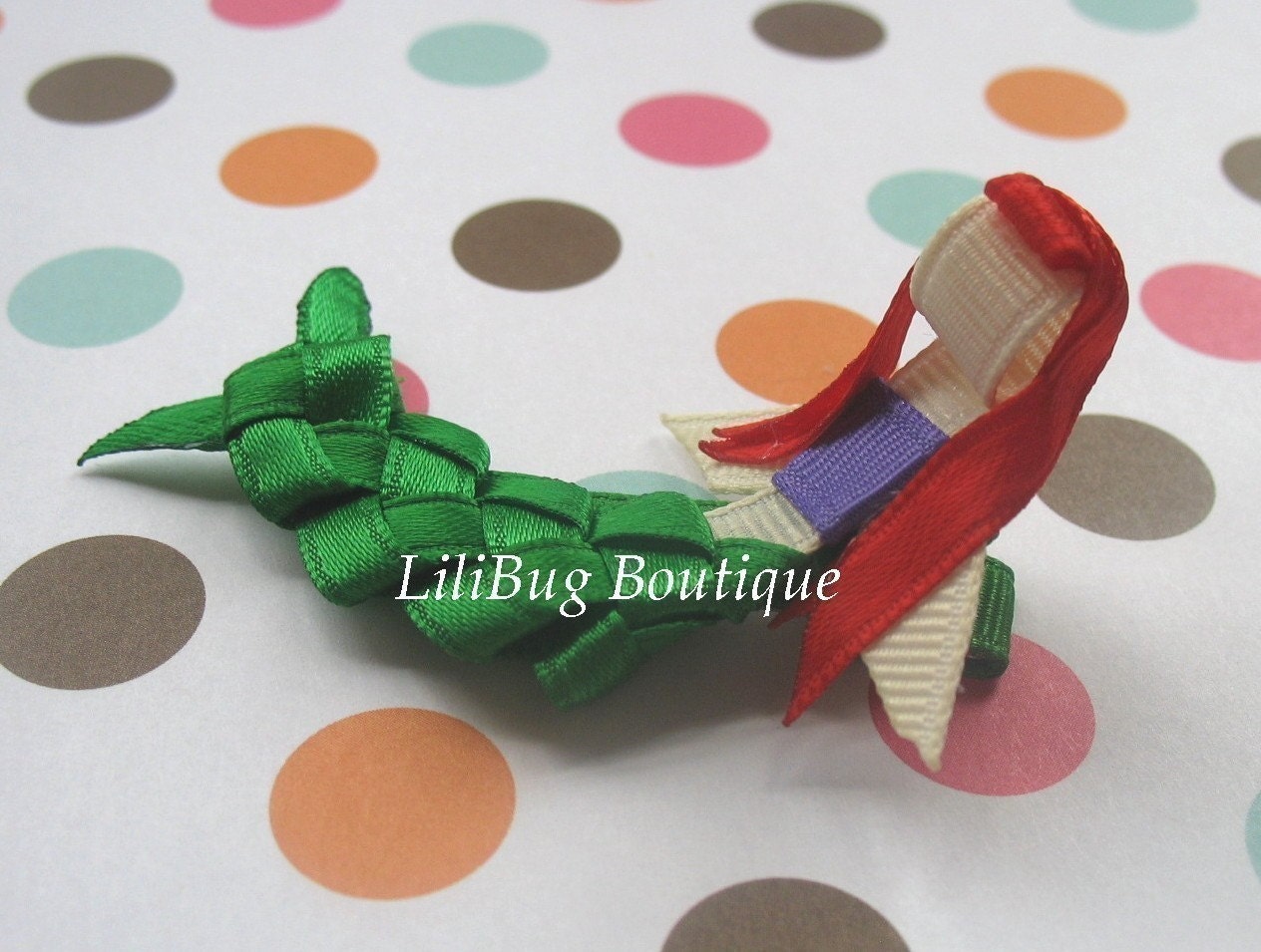 Lilibug Mermaid Hair Clippie - Etsy