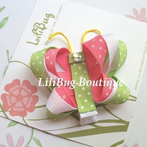 Lilibug Spring Butterfly Hair Clippie - Etsy