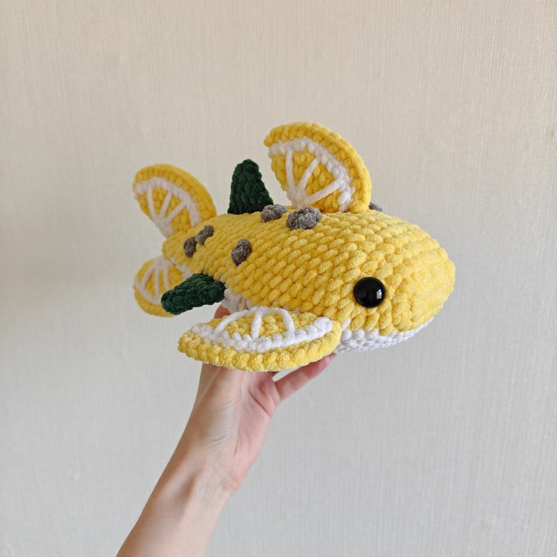 Lemon Shark Stuffed Toy - Etsy