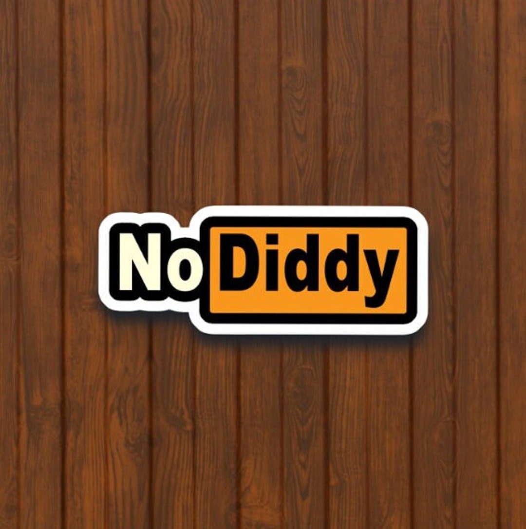 No Diddy Sticker - Etsy