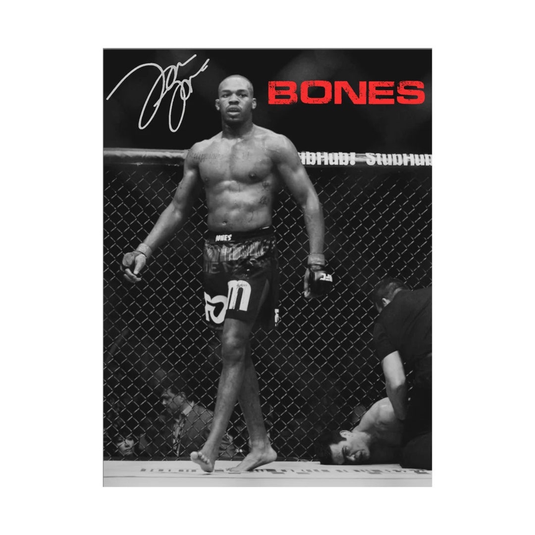 Jon Jones UFC Poster, UFC Wall Art, Jon Jones Art, Jon Jones Print, MMA ...