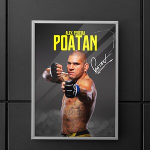 Alex Pereira, Poster, UFC Poster, Brazilian Poster, Motivational ...