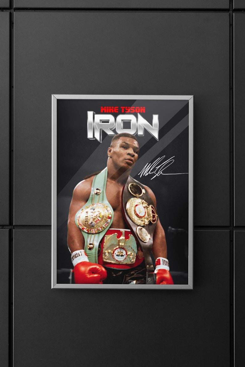 Mike Tyson, IRON, Poster, IRON Mike Tyson, Boxing Poster, Poster Ideas ...
