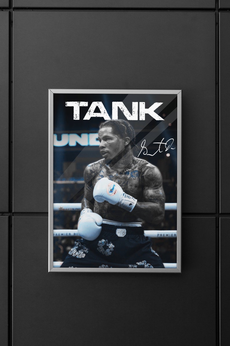 Gervonta Davis, Poster, Tank, Gervonta Tank Davis, Boxing Poster ...