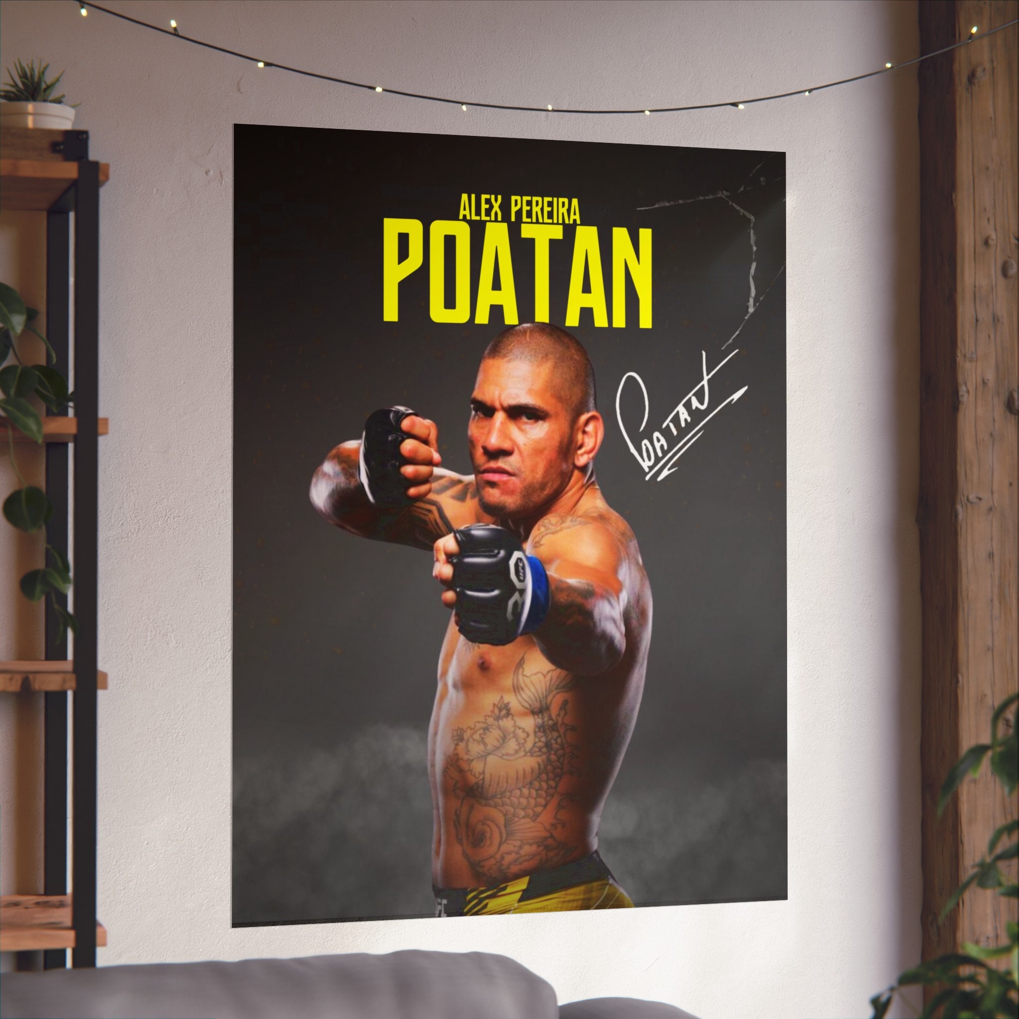 Alex Pereira, Poster, UFC Poster, Brazilian Poster, Motivational ...