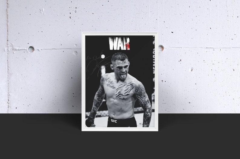 Dustin Poirier Poster, UFC Poster, Poster Ideas, American Poster ...