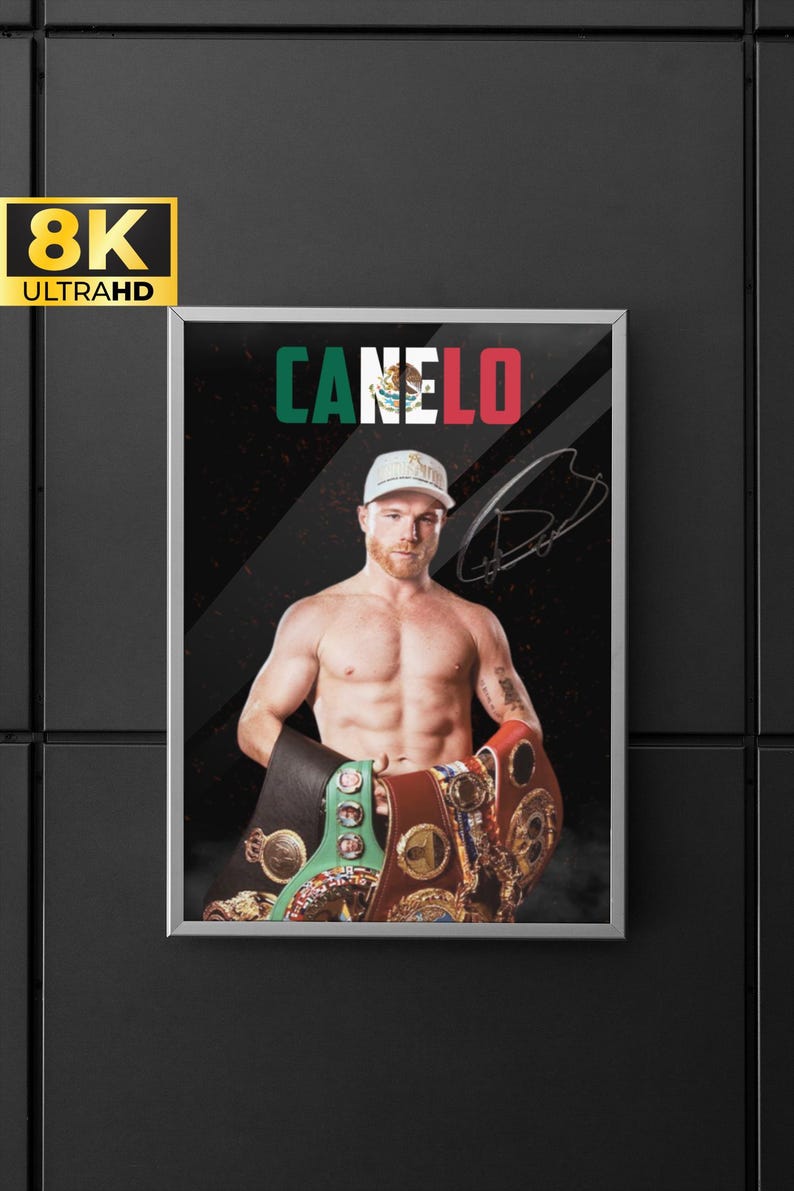 Canelo Poster, Canelo Alvarez, Saul Alvarez, Boxing Poster, Boxing ...