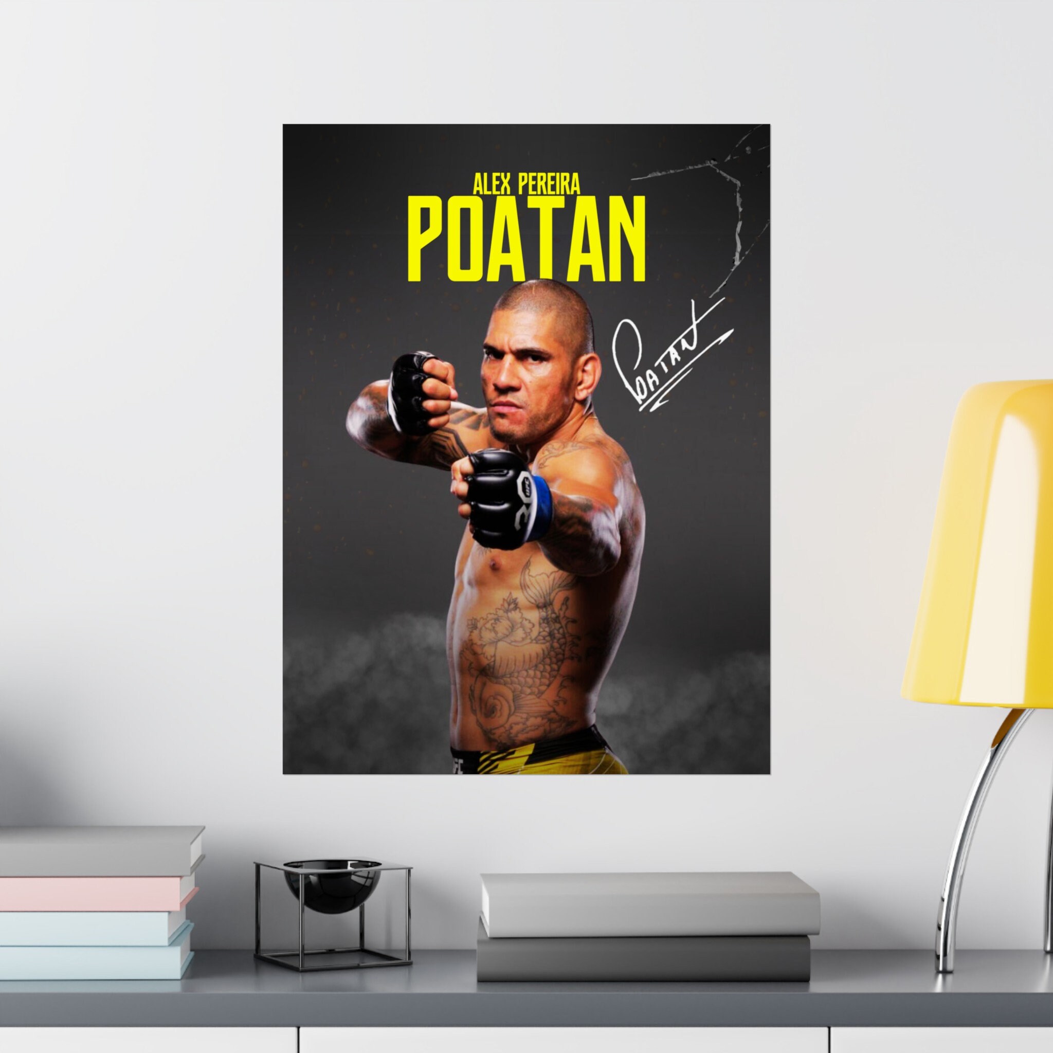Alex Pereira, Poster, UFC Poster, Brazilian Poster, Motivational ...