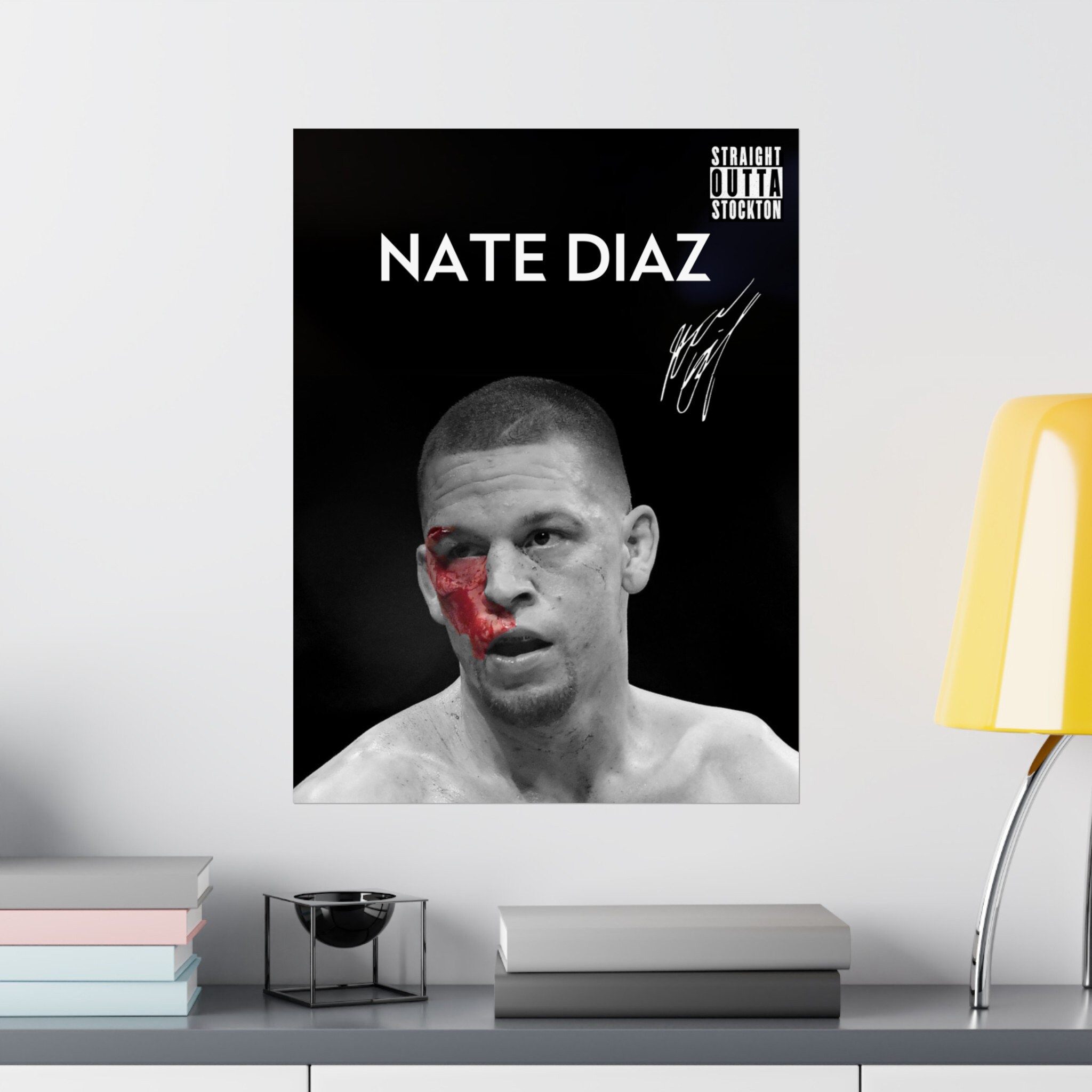 Nate Diaz, Poster, Made in Stockton, Stockton UFC, UFC Poster, Poster ...