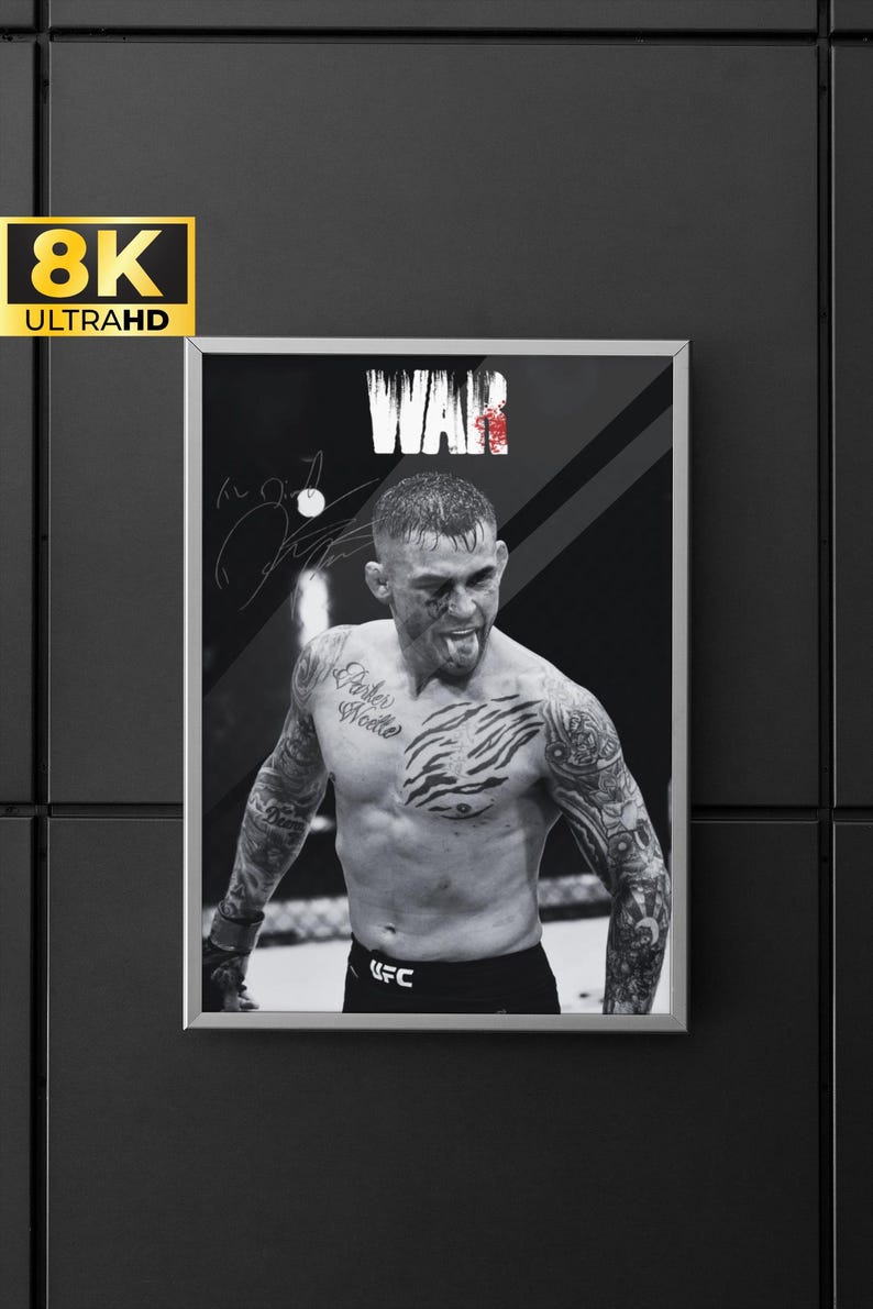 Dustin Poirier Poster, UFC Poster, Poster Ideas, American Poster ...
