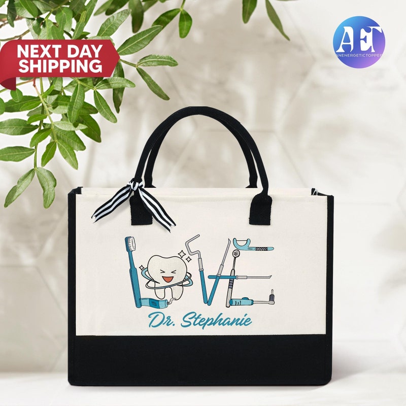 Personalized Totes Dental - Etsy