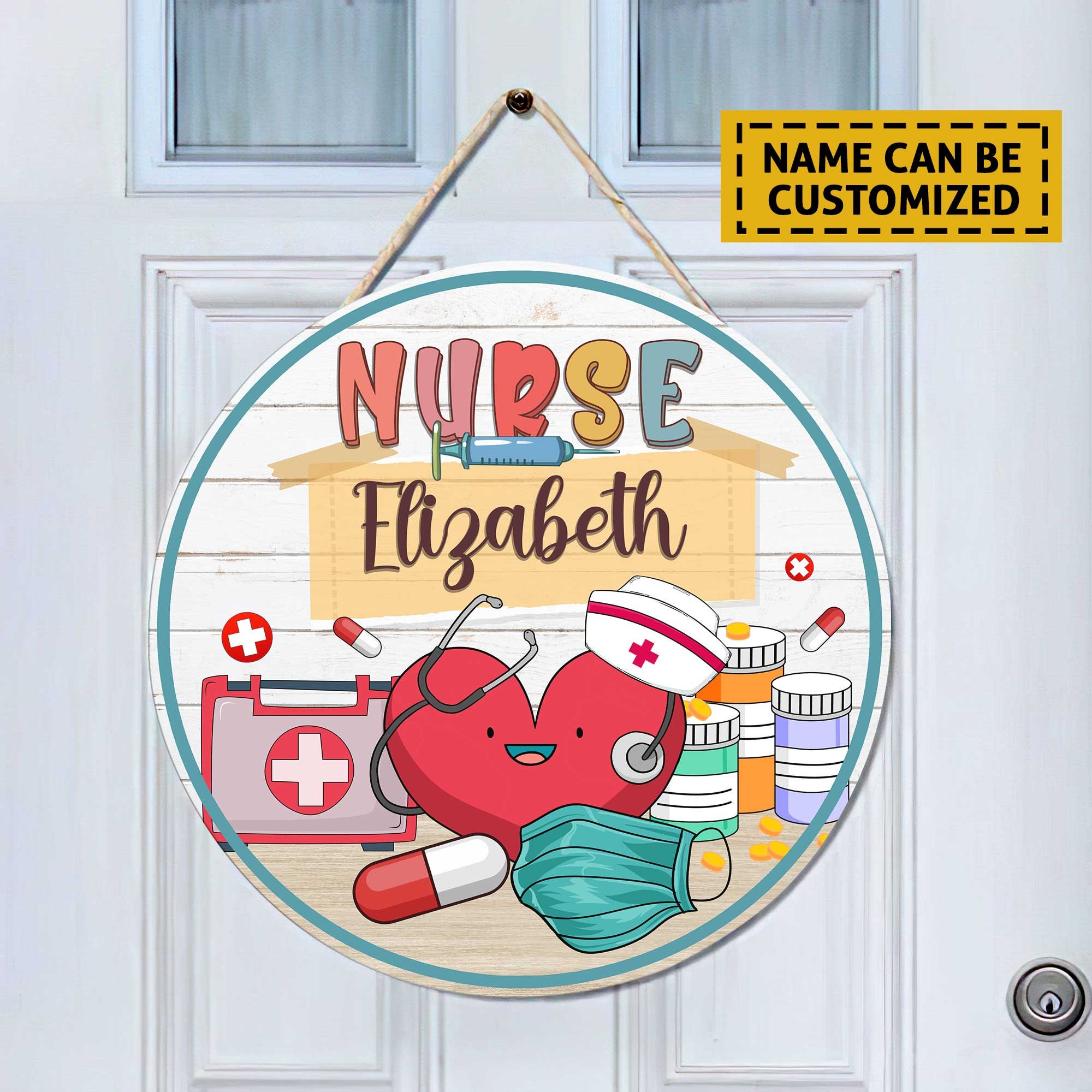 Personalized Nurse Door Sign, School Clinic Decorations, New Nurse ...