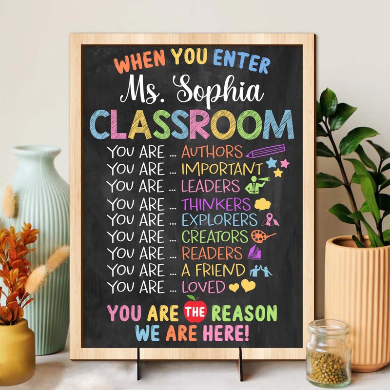 Teacher Sign - Etsy