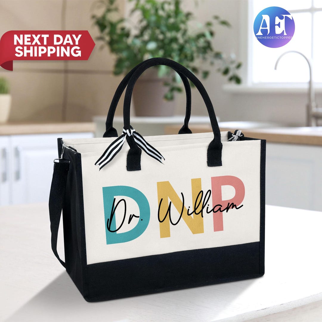 Personalized Doctor of Nursing Practice Tote Bag, DNP Gifts, DNP ...