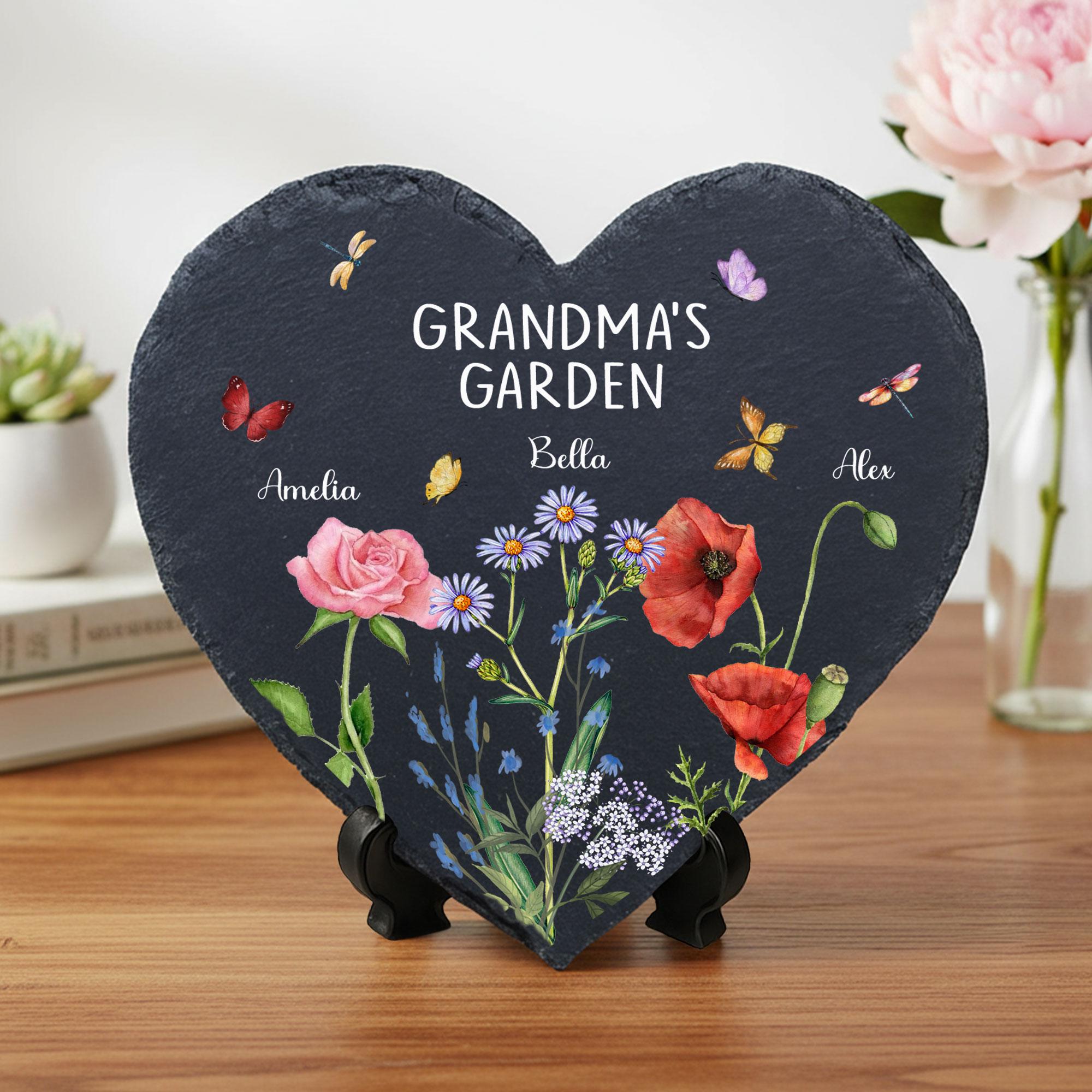 Personalized Grandma Stepping Stone Gifts,grandma's Garden Stone ...