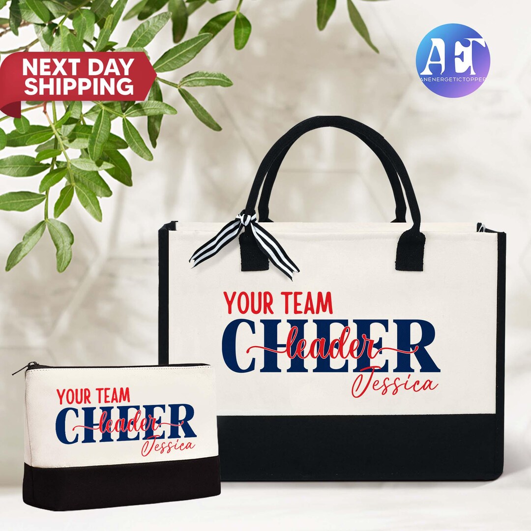 Personalized Cheerleader Tote Bag, Cheer Gift, Cheerleader Gift ...