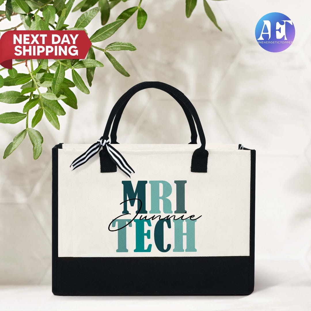 Personalized MRI Tech Tote Bag, MRI Tech Gift, Nurse Appreciation Gift ...