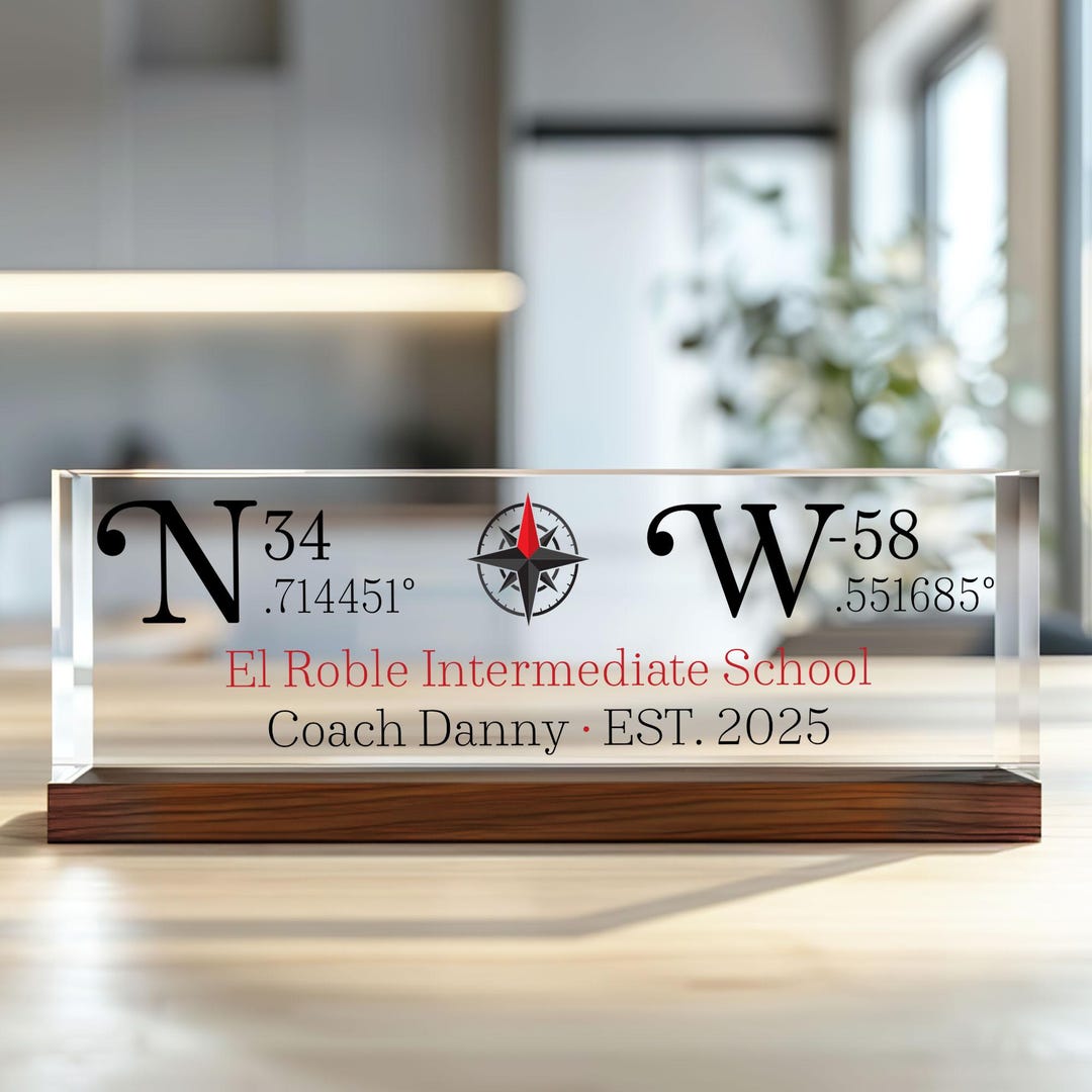 Retirement Desk Nam Plate Gifts for Coworker, Personalized Departing ...