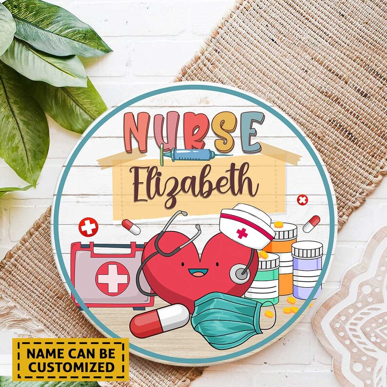 Personalized Nurse Door Sign, School Clinic Decorations, New Nurse ...