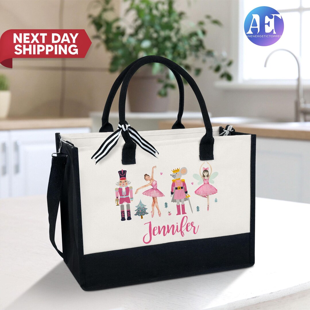 Personalized Nutcracker Tote Bag, Nutcracker Ballet Bag, Nutcracker ...