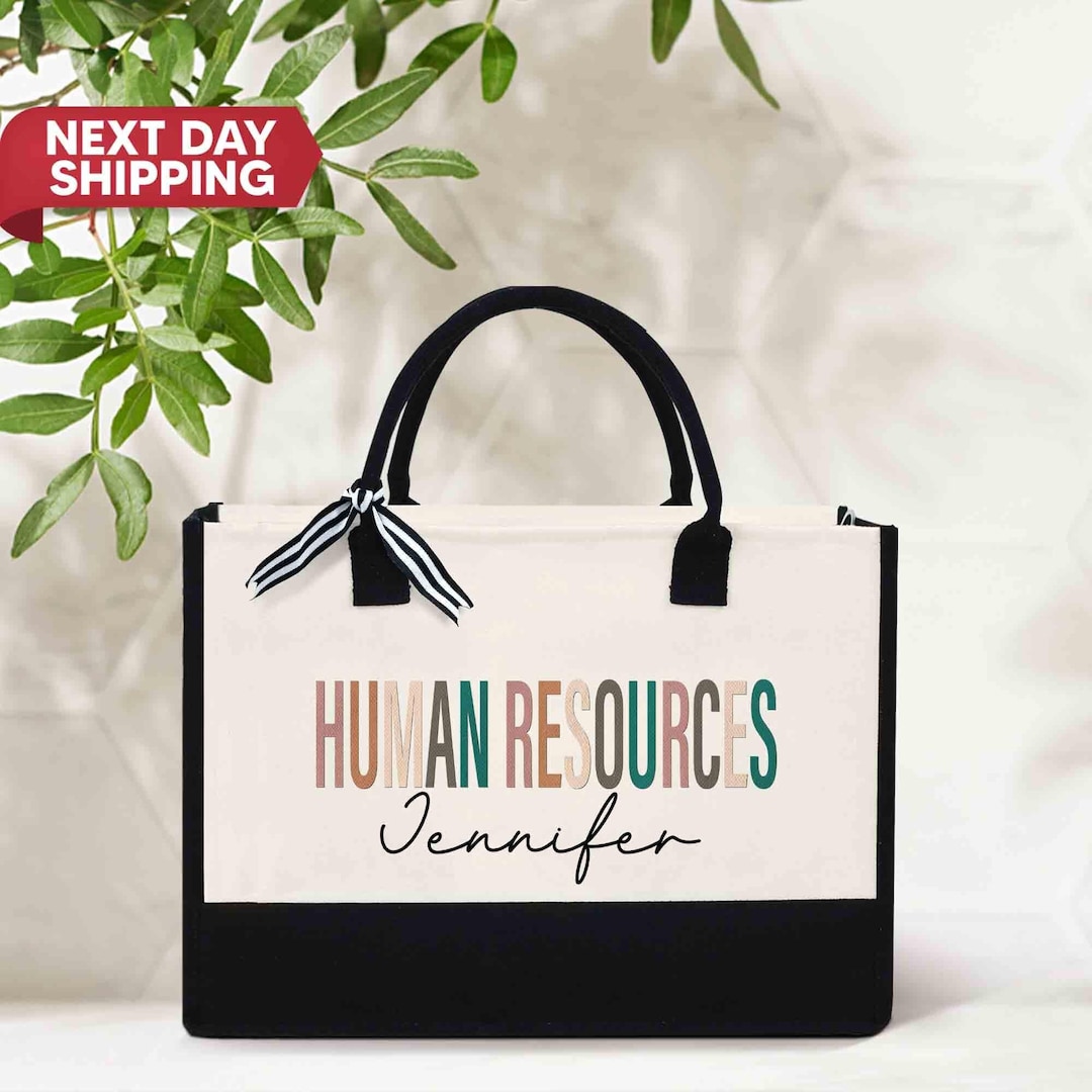 Personalized Human Resources Tote Bag, Administrative Gifts Hr Squad ...