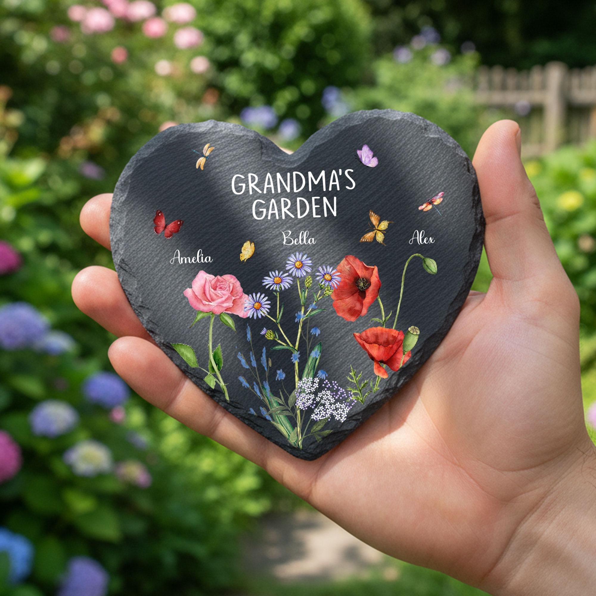 Personalized Grandma Stepping Stone Gifts,grandma's Garden Stone ...