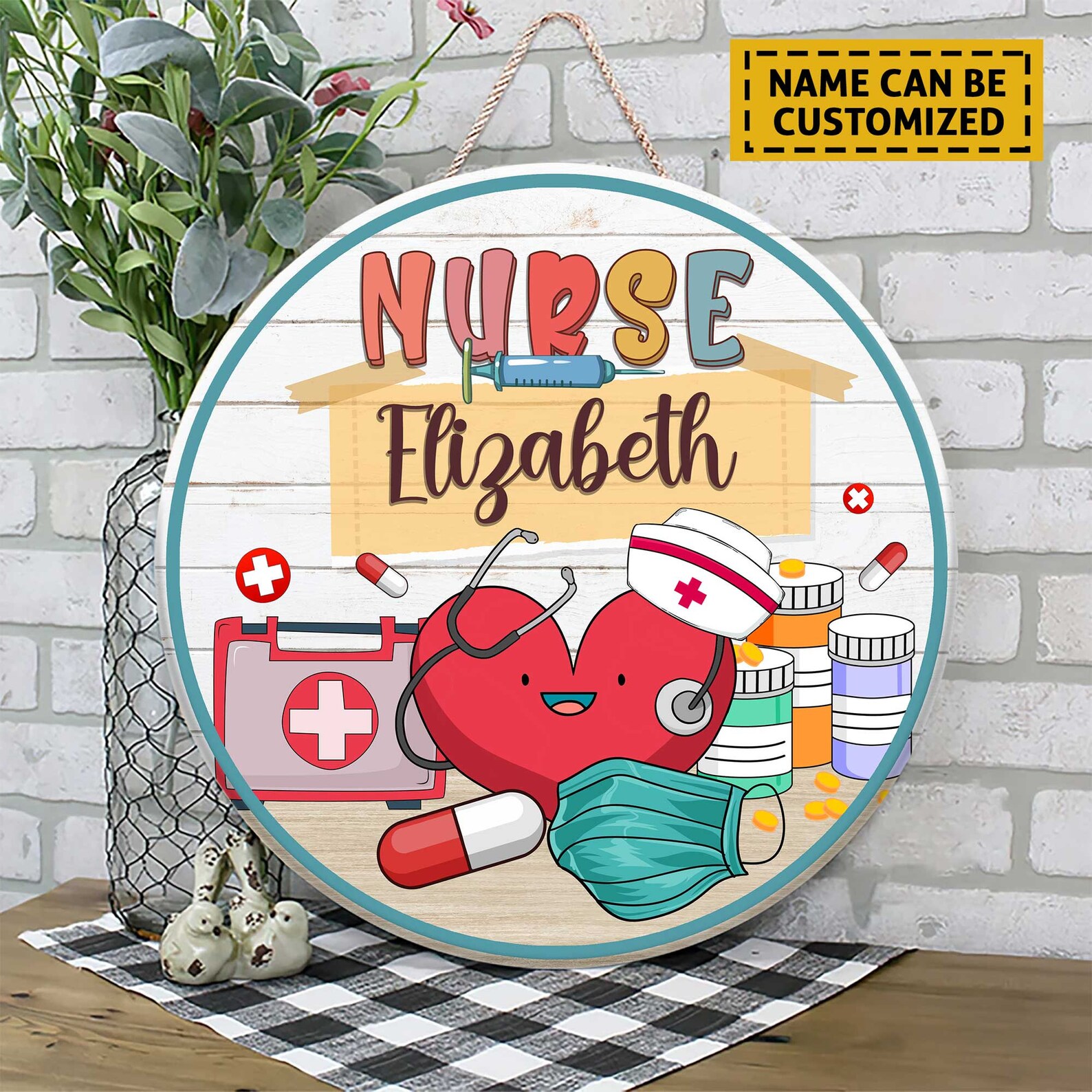 Personalized Nurse Door Sign, School Clinic Decorations, New Nurse ...