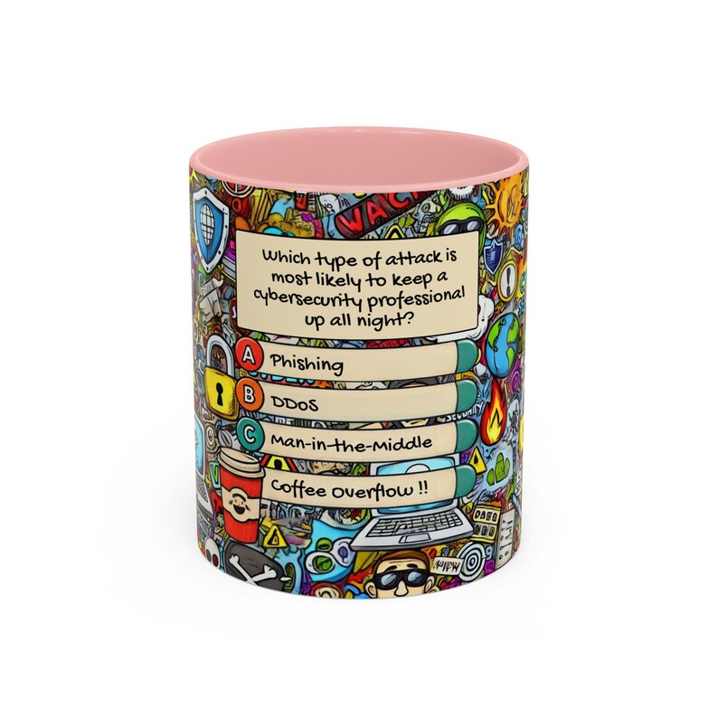 Funny Cyber Security Caffeine Meme Accent Coffee Mug (11, 15oz) - Etsy