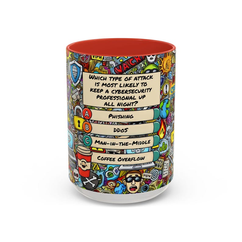 Funny Cyber Security Caffeine Meme Accent Coffee Mug 11, 15oz - Etsy