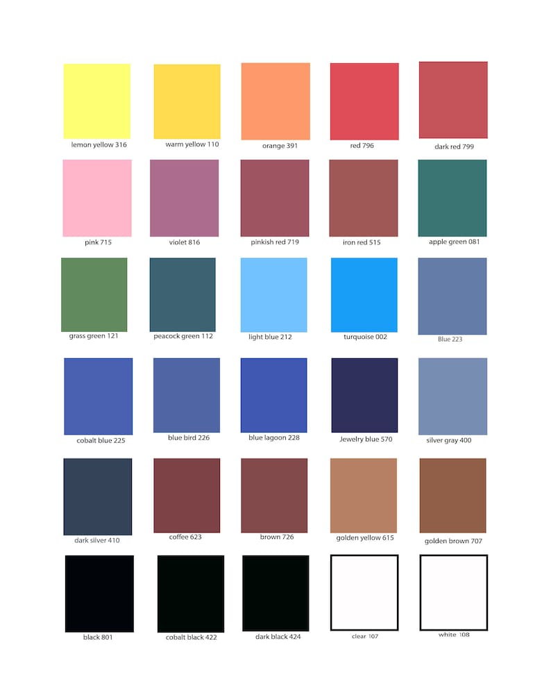 Paints True Colors Paints for Enamels Orange 391 Lead Free - Etsy