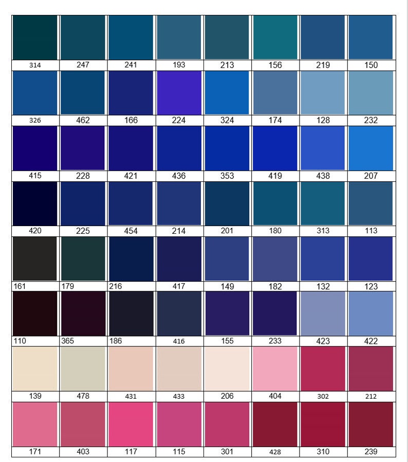 Kits, 125 Pearly's Enamel Powder Samples Opaque Kit (jars of 6gr ...