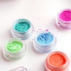 New 100 Pearly's Enamel Powder Samples Transparent Kit (jars of 6gr ...