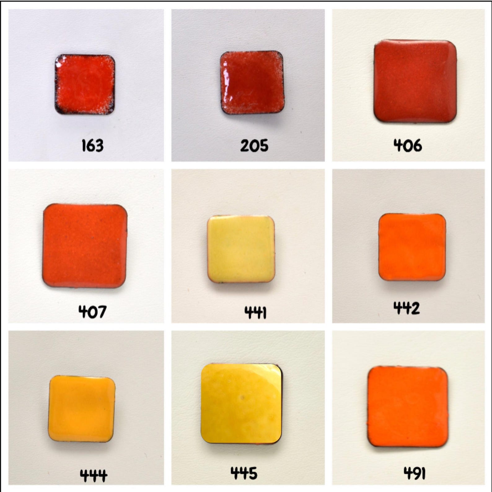 Pearly's Enamel Powder Red/orange/yellow 3oz. (85gr.) Great for Torch ...