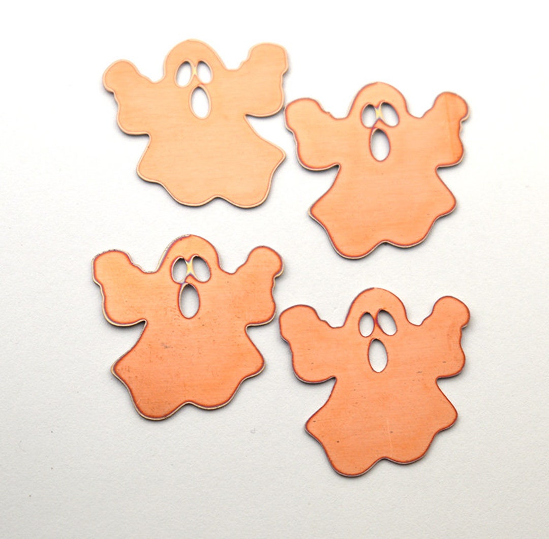 90 Ghost Copper Blank Stamped Enamel Solid Copper Enamel - Etsy