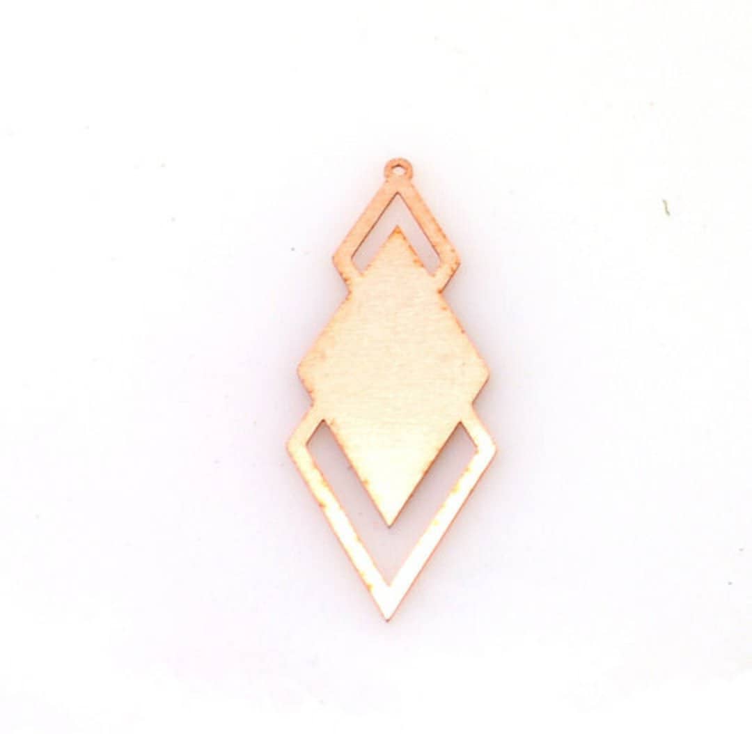 Copper Blanks 445# Geometric Copper Blank Stamped Disc, Solid Copper ...