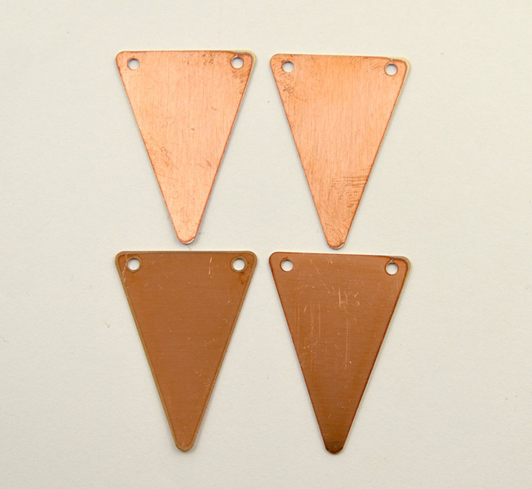 Copper 02 Triangle Copper Blank, 24 Gauge, Solid - Etsy