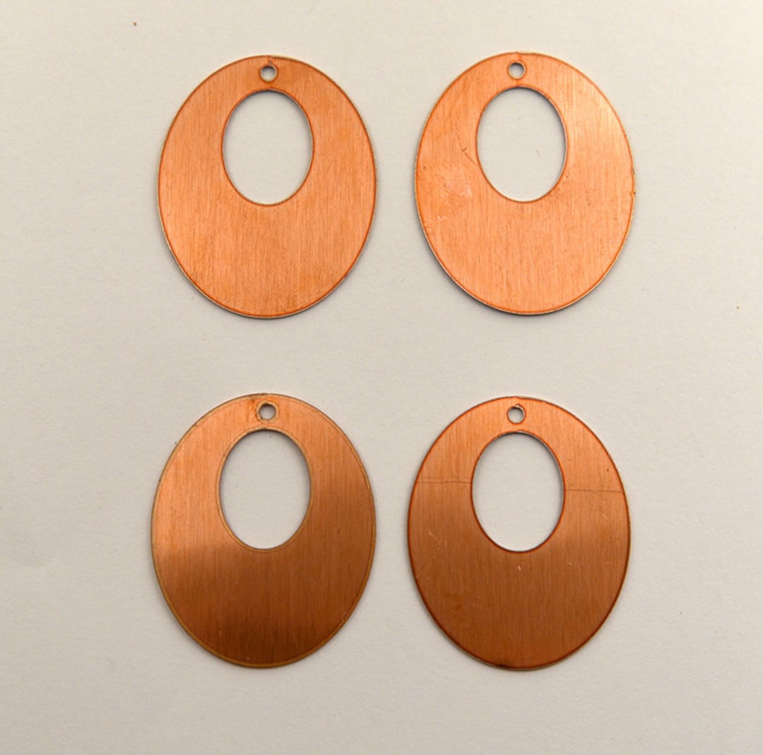 Copper Blanks - 142# Elliptic Copper Blank - 24 Gauge, Solid - Etsy