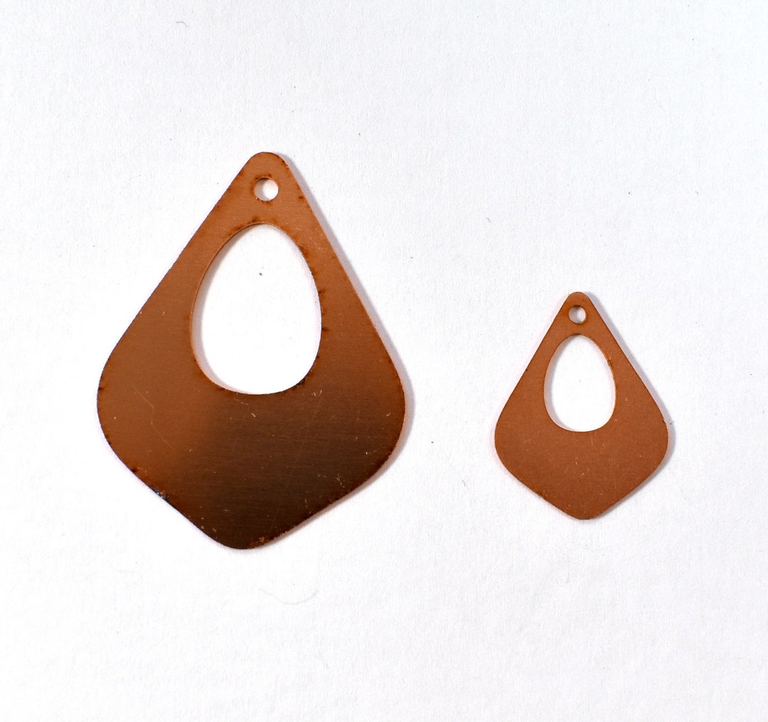 Copper Blanks - 126# Drop Copper Blank, 24 Gauge, Solid - Etsy