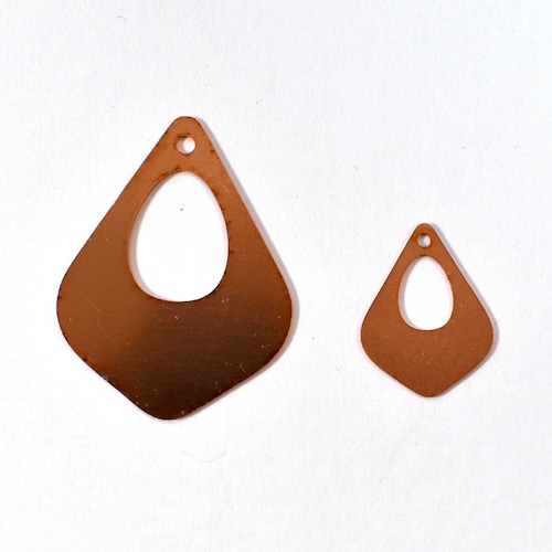 Copper 256 Drop Copper Blank 24 Gauge Solid - Etsy