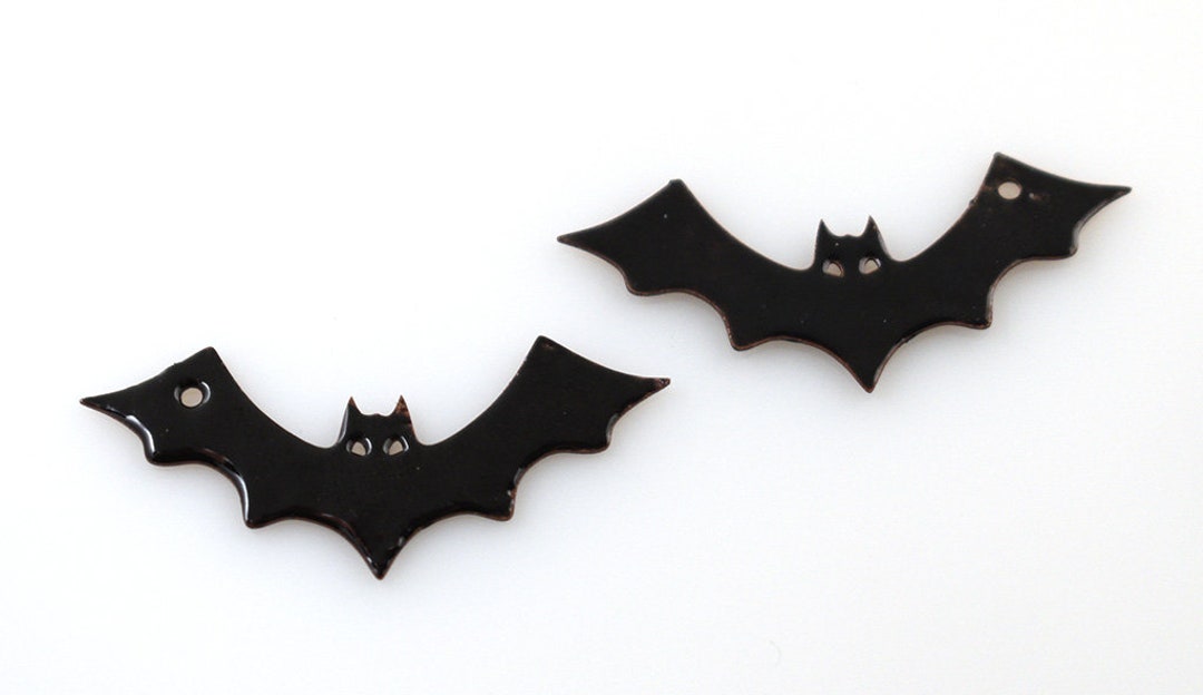 Enameled Copper, Bat Copper Enameled Jewelry Making, Copper Jewelry ...