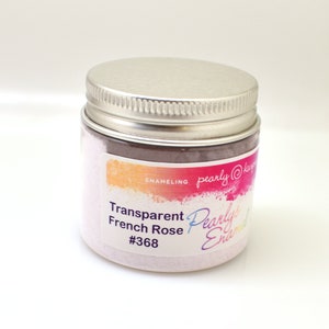 Pearly's Enamel Powder No. 368 Transparent French Rose 1oz. Great for ...